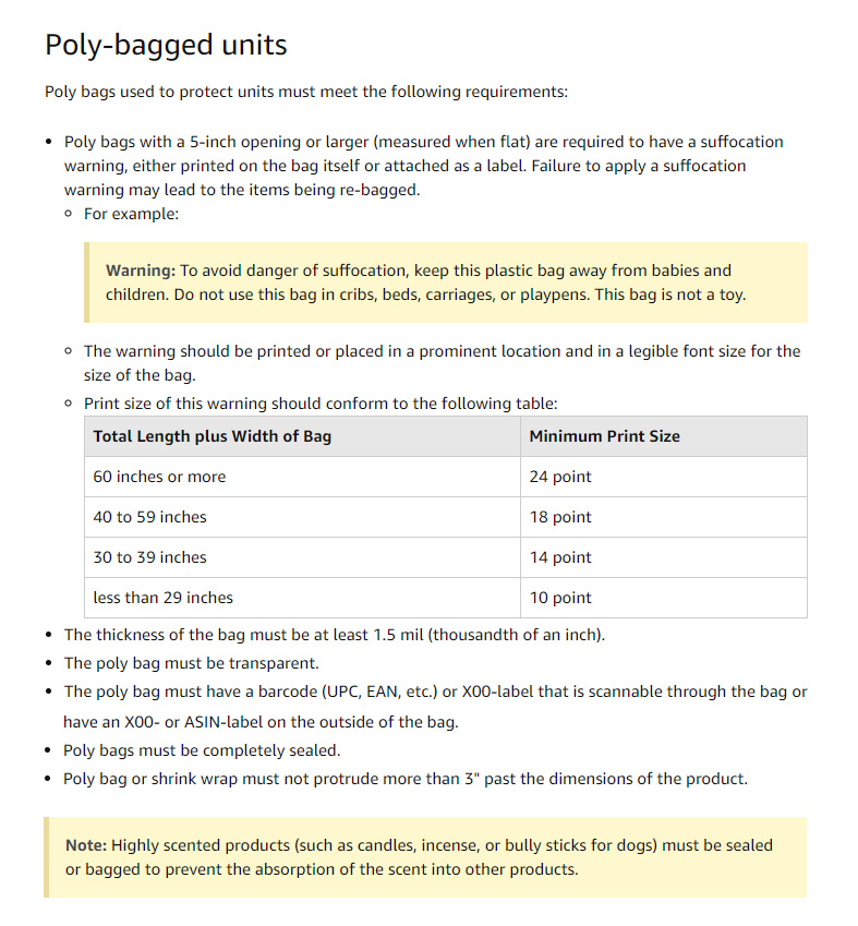 Printed Poly Bags for Amazon Packaging – Packaging Blog