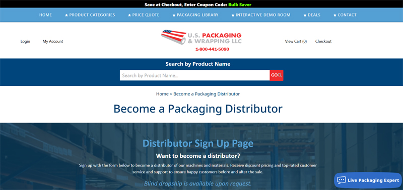 Packaging Distributor System – U.S. packaging & Wrapping LLC ...
